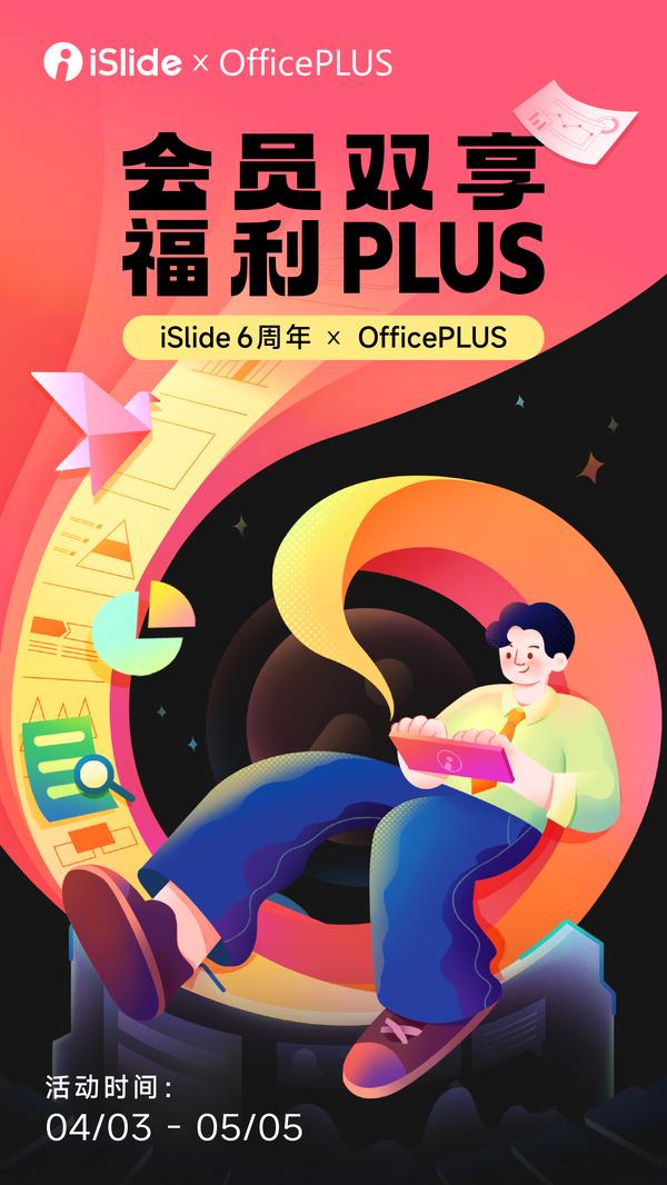 iSlide 的想法: iSlide × OfficePLUS | iSlide × OfficePLUS双厨欢喜！ 正值iSlide六周年4月，我们为大家争取到一个千载难逢的“薅羊毛”机会 ...