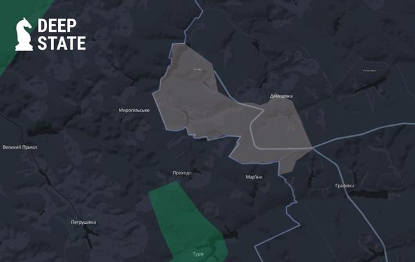 D.Kaufman 的想法: 别尔哥罗德 | 看看DeepState是怎么说的：在别尔哥罗德州的德米多夫卡附近添加了一个灰色区域上周，开始出现针对德米多夫卡及其周边地区乌克兰部队的袭击镜头 ...