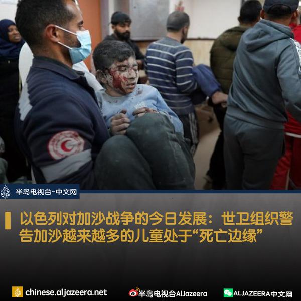 哈勒吨 的想法: 世界卫生组织表示，加沙越来越多的儿童因严重饥饿而濒临死亡，新生儿“因为出生体重过低而死亡”。以色列对努塞拉特难民营的袭击造成 ...