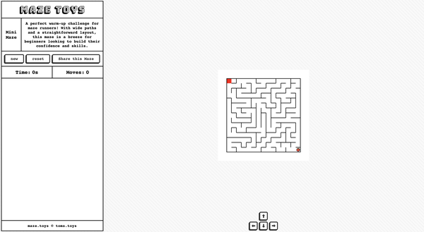 harvie 的想法: 今日摸鱼网站推荐 | 大家好，今天我要给大家介绍一个非常有趣的网站——Maze.toys！如果你是迷宫控😎，那么这个网站一定不能错过。Maze.toys提供各种难度等级 ...