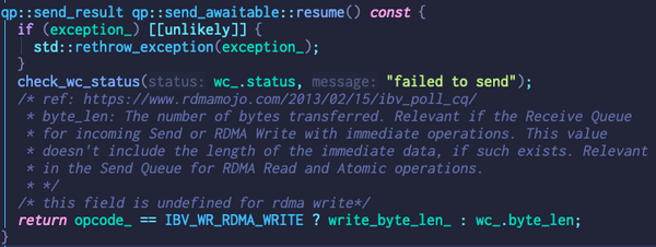 千代纸 的想法: RDMA write操作的小坑点 | RDMA write操作, poll completion queue得到的work completion中的byte_len是… - 知乎
