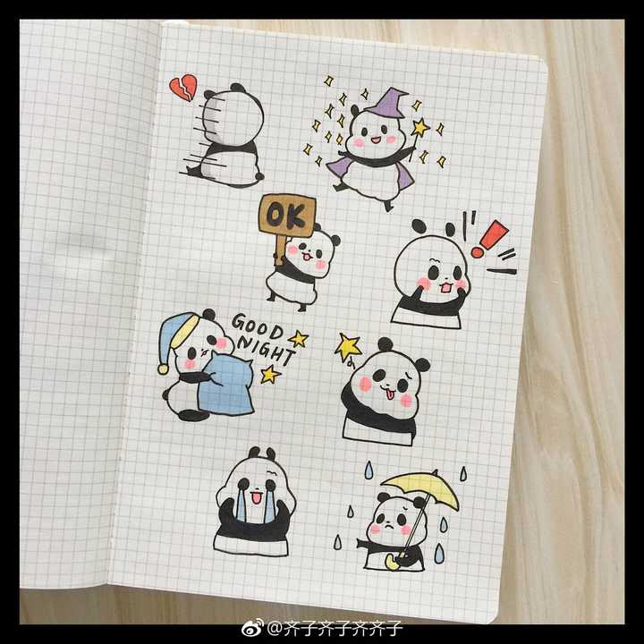 有什么适合画在手帐上的萌萌简笔画？ - 知乎