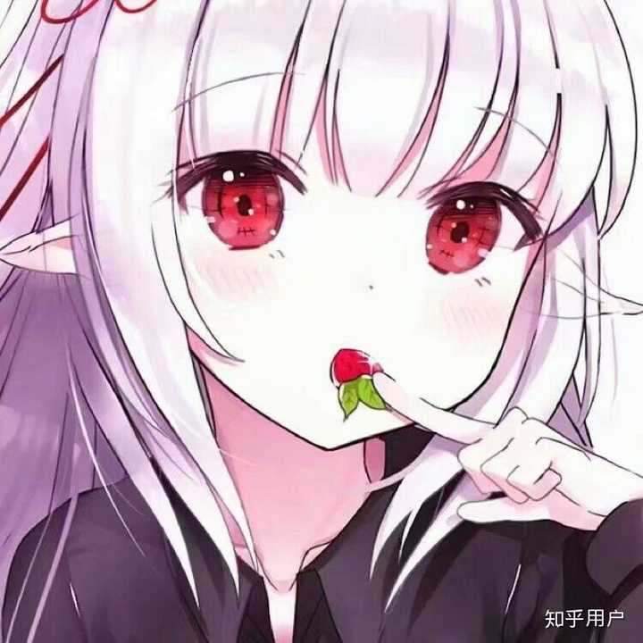 有没有白色头发的动漫头像？ - 知乎