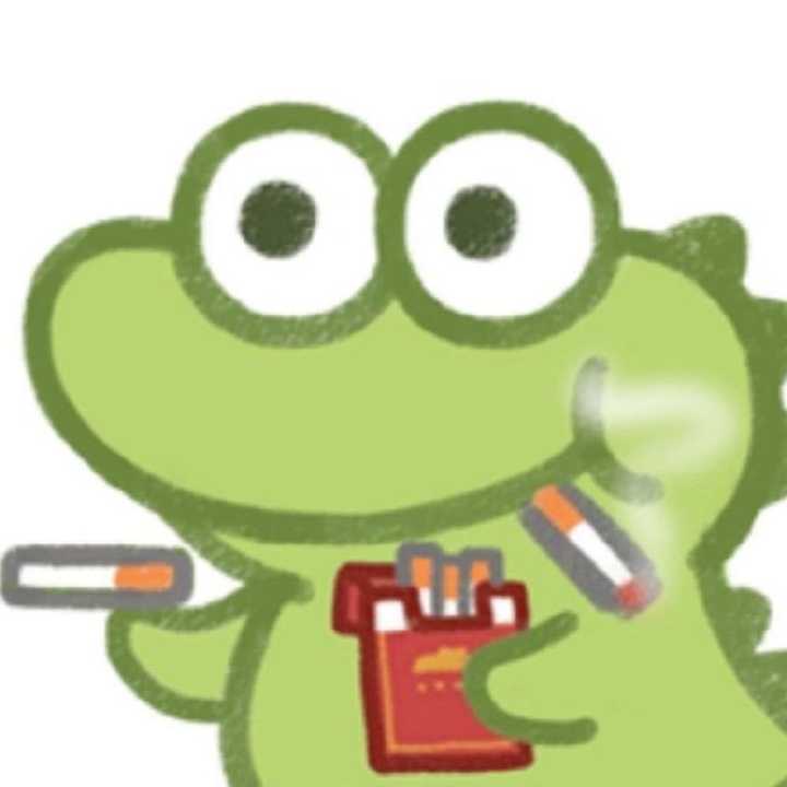 哪个帅哥美女有那个绿色小鳄鱼的表情包？ 知乎