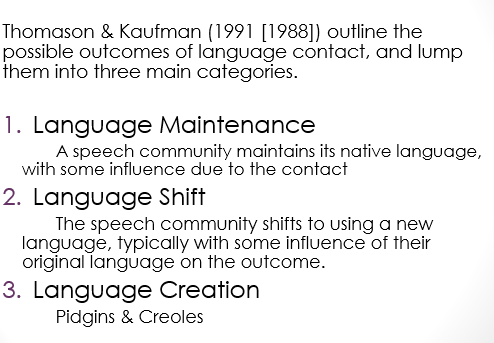 社会语言学第四讲：Language Contact (Part 1) - 知乎