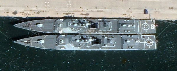 以戈止戈 的想法: 最直观的区别还是看俯视图！ 052D驱逐舰… - 知乎