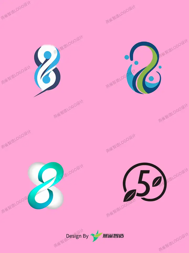 你没见过的那些数字Logo！8个创意数字Logo合集！ | 燕雀光年LOGO设计