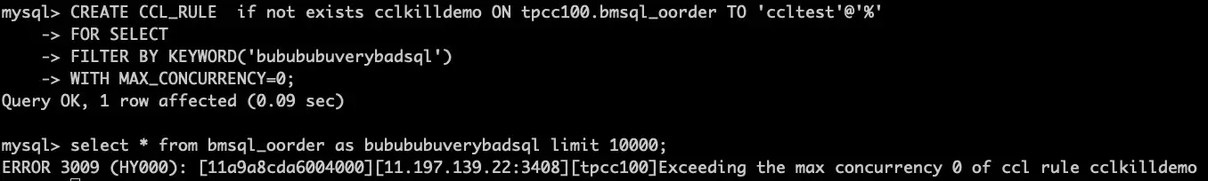 PolarDB-X SQL 限流 - 墨天轮