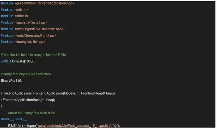 工程师笔记|STM32GUI_使用 TouchGFX 二进制字体(Binary Font)功能实现字体动态更新-电子工程世界