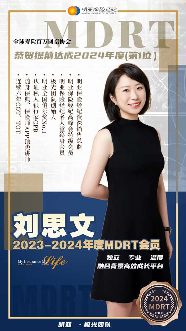 思文老师 的想法: 一个月，2024的MDRT就到了 - 知乎