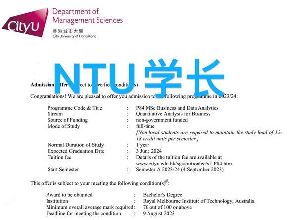 NTU学长 的想法: 港城offer袭来 学生最喜欢的项目 | 在学… - 知乎