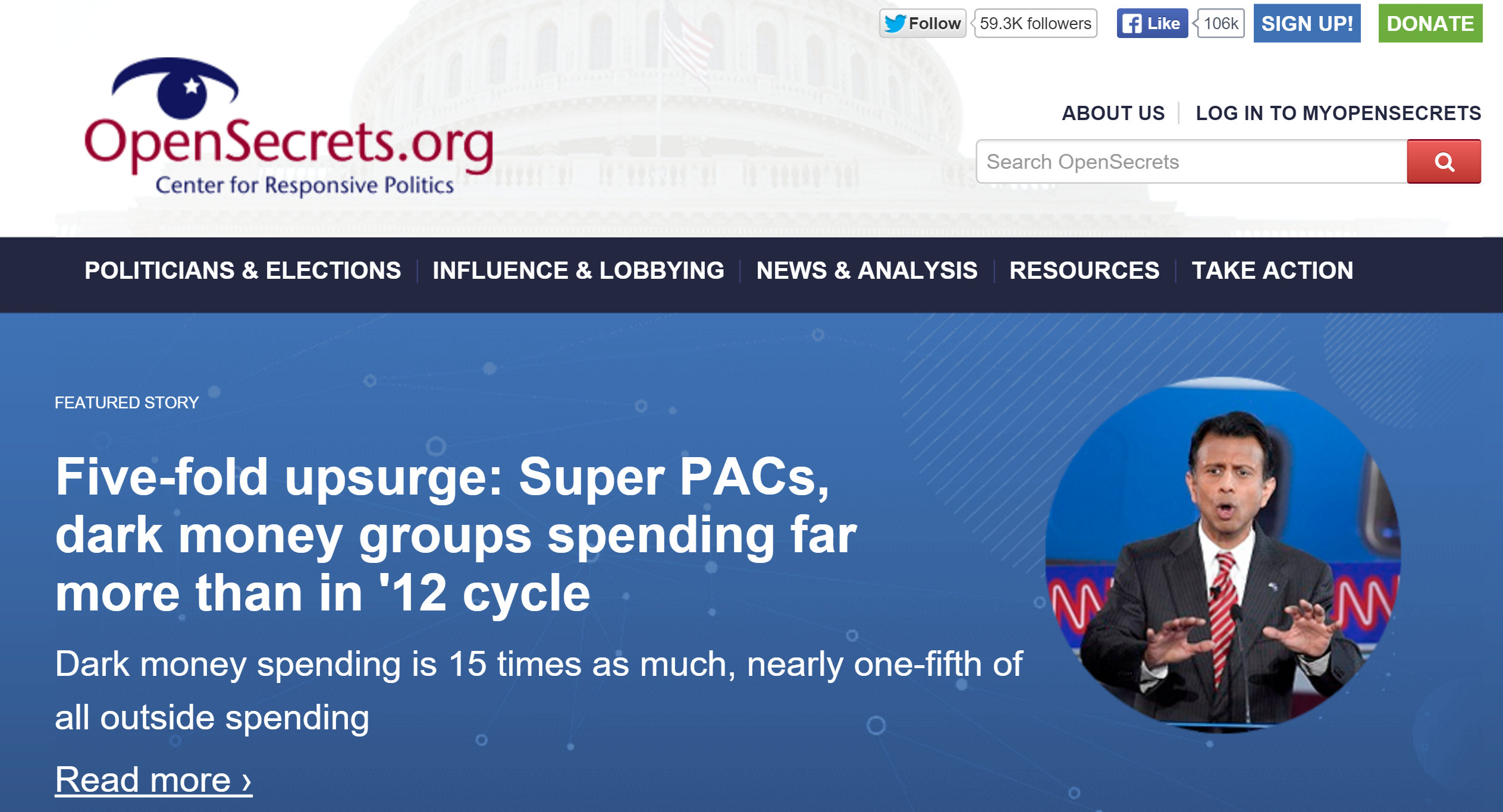 网站推荐：Open Secrets - 知乎