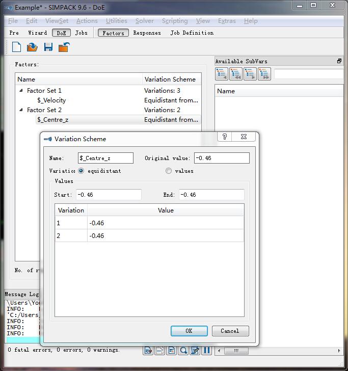 SIMPACK 9学习笔记（2）—DoE参数优化模块 - 知乎