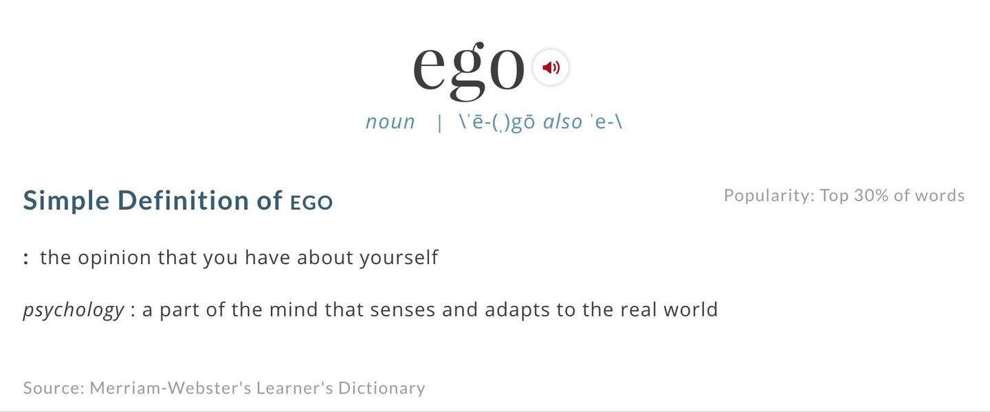 为什么 Ego 才是你最大的敌人，而你应该善待它？ - 知乎