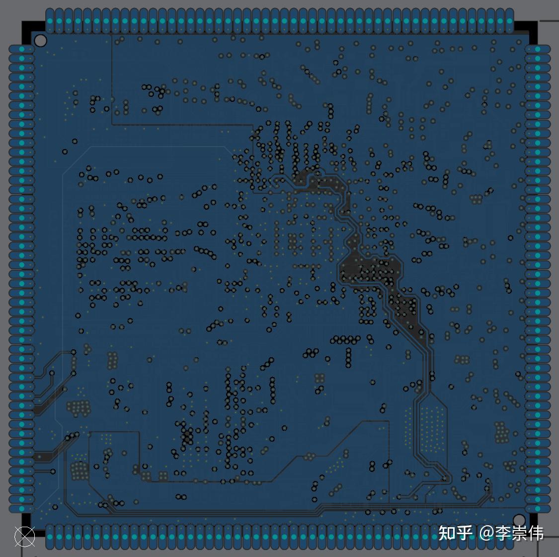 【案例1】八层瑞芯微RK3399邮票孔核心板PCB设计 - 知乎