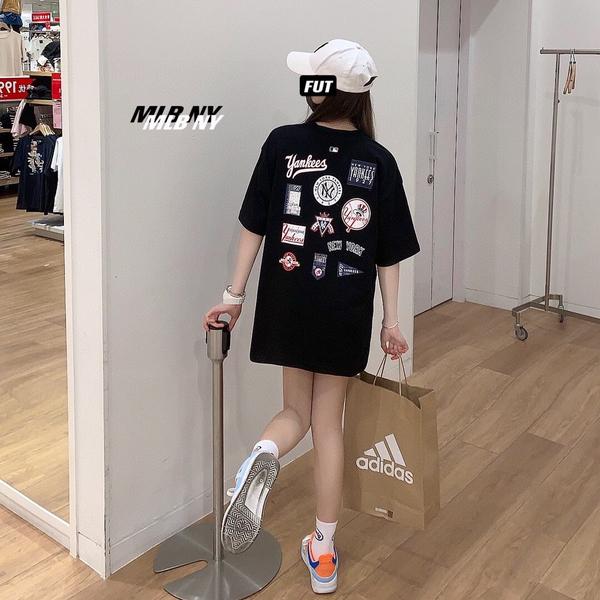 MLB-NY『纽约洋基队』22ss 夏季新款勋章情侣款百搭棒球短袖T恤 - 知乎