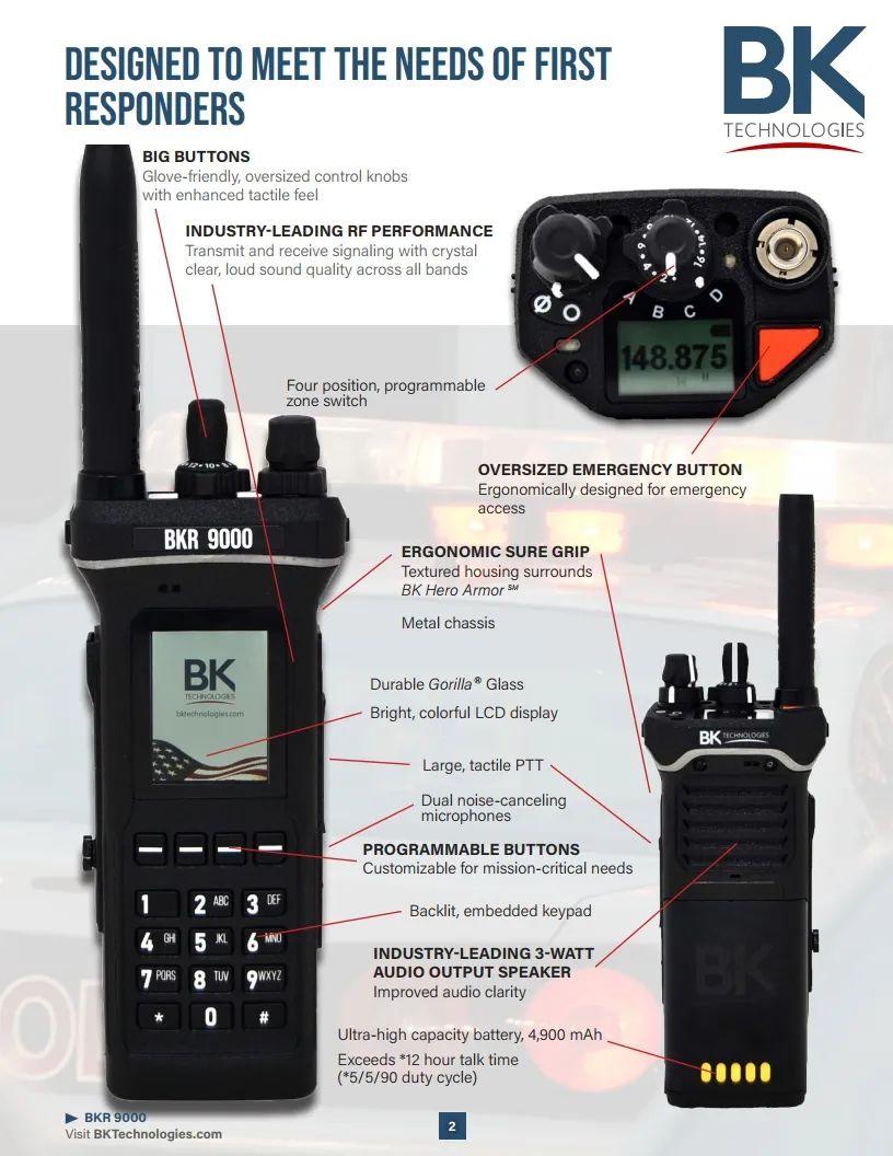 海外优品 | BKR 9000面向公共安全市场的多频带便携式手持机 - 知乎
