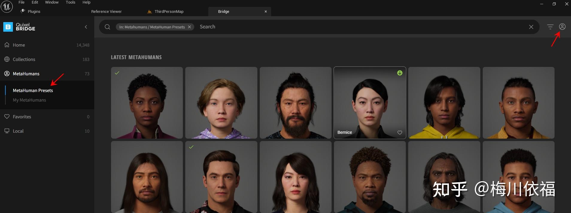MetaHuman 深入浅出2-使用MetaHman - 知乎