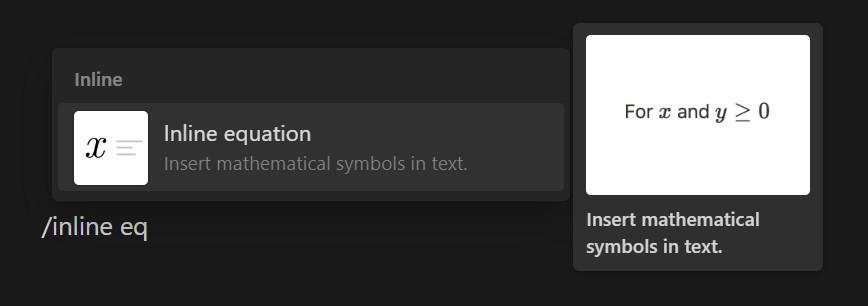 Notion使用教程：Notion数学公式——行内公式和块公式教学 - 知乎