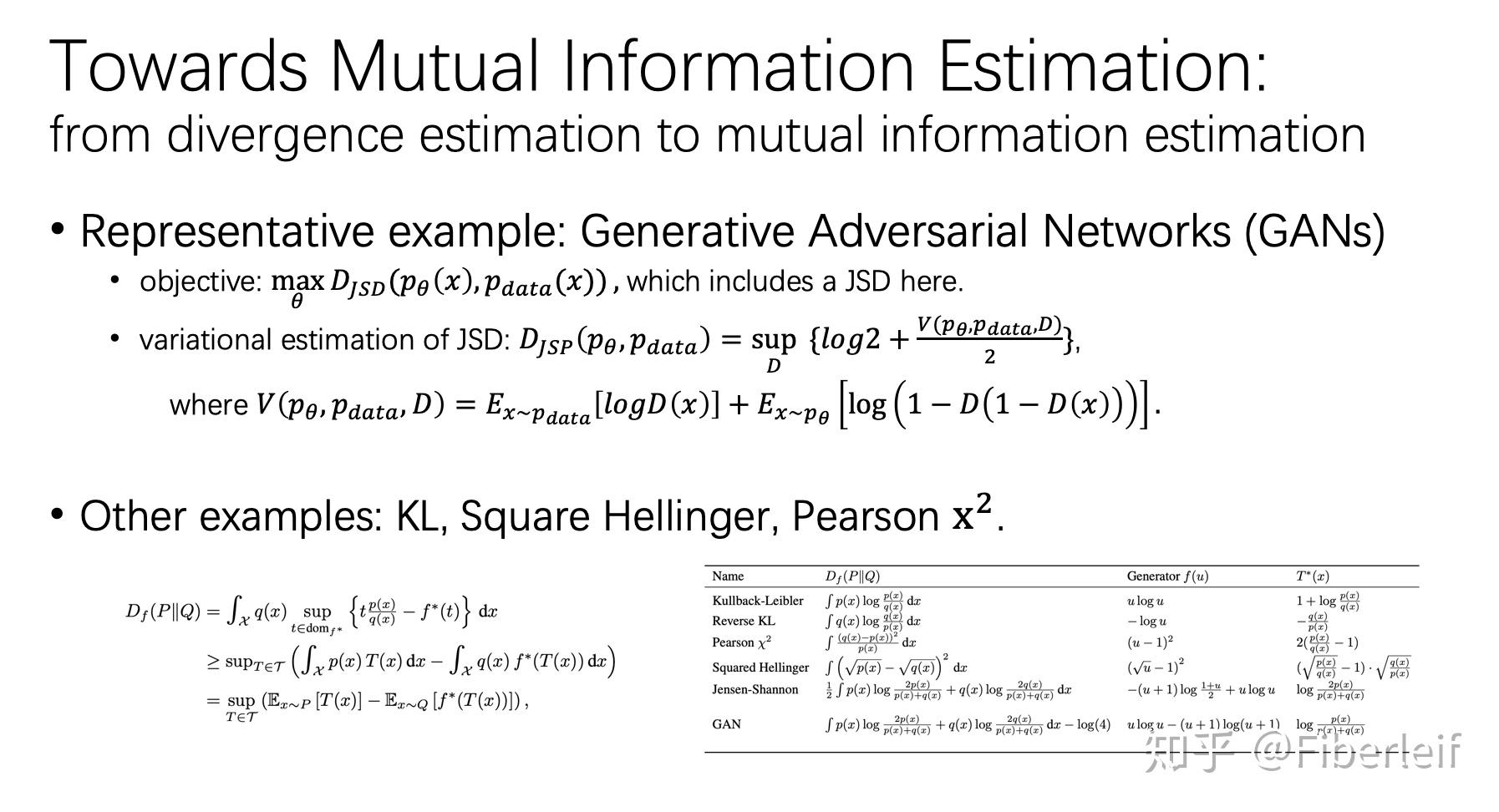 Mutual Information Meets Representation Learning 知乎