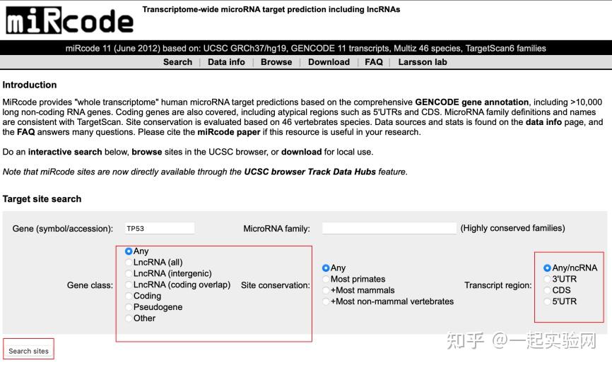 无需代码就能方便使用的11种在线miRNA靶基因方法，点击就会 - 知乎
