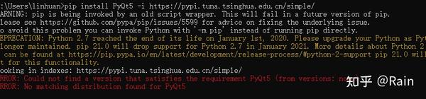 Python 27 安装pyqt5解决方法 知乎 