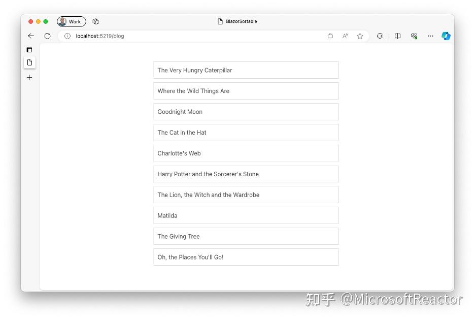 使用 SortableJS 组件的 Blazor 可排序列表 - 知乎