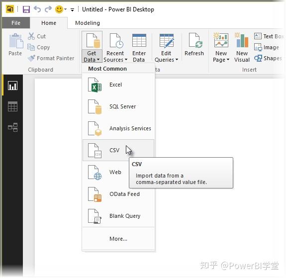 通过 Power BI Desktop 连接到 CSV 文件 - 知乎