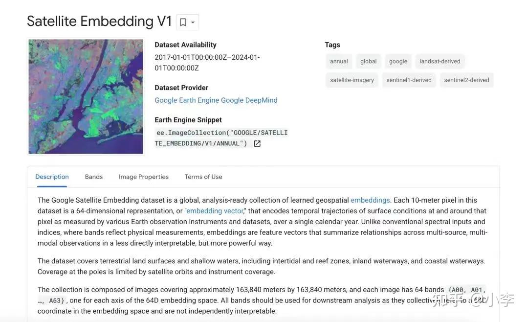 Satellite Embedding V1，GEE可一键调用 - 知乎