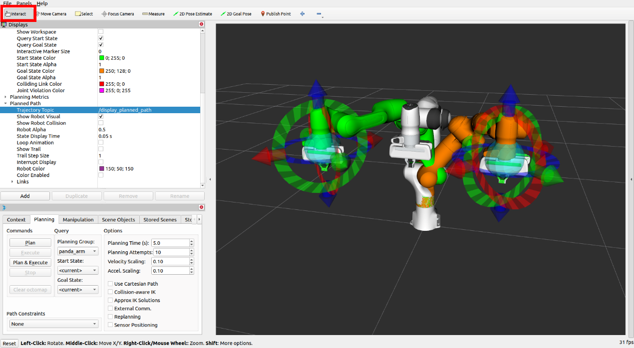 MoveIt2教程（六）：在RViz中快速上手MoveIt2 - 知乎