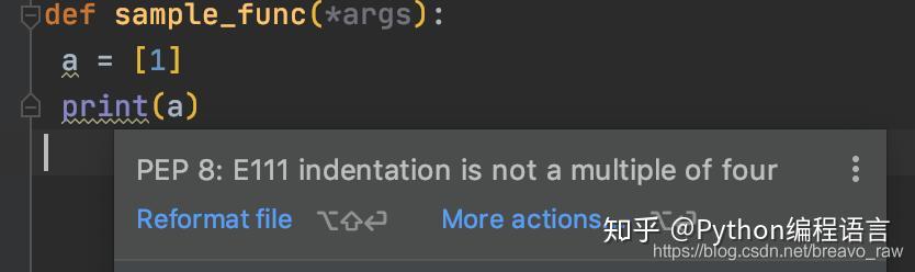 来自Pycharm的善意提醒，Python需要注意的小细节 - 知乎
