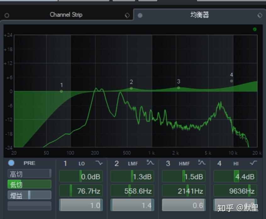 EQ调节介绍以及Cubase中的EQ处理方法及操作 - 知乎