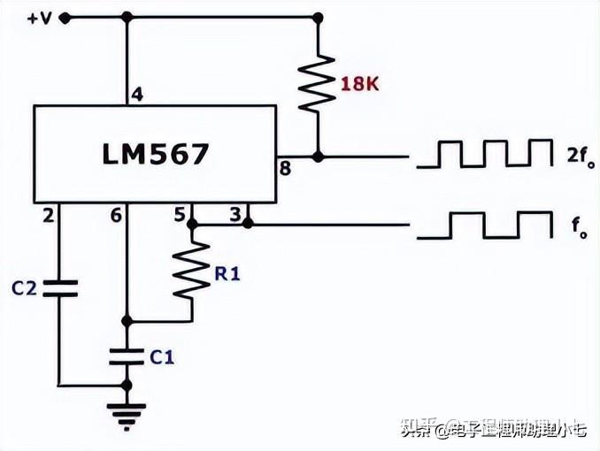 干货|LM567 引脚图及功能+工作原理+应用电路讲解，带你轻松搞定 - 知乎