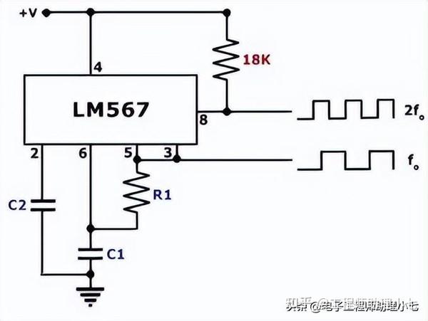干货|LM567 引脚图及功能+工作原理+应用电路讲解，带你轻松搞定 - 知乎