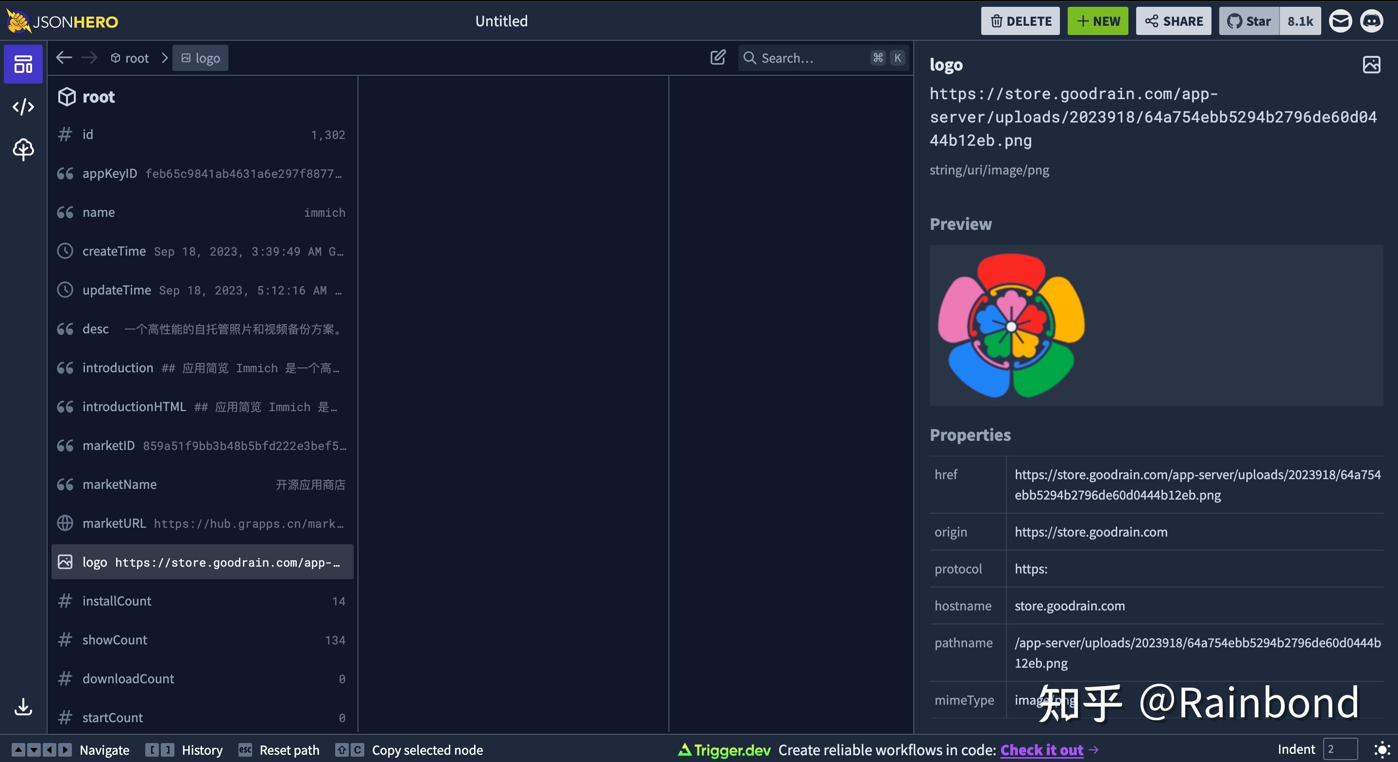 8.1k Star! 不再为看数据而发愁的 JSON 可视化管理工具 -- JSON Hero - 知乎