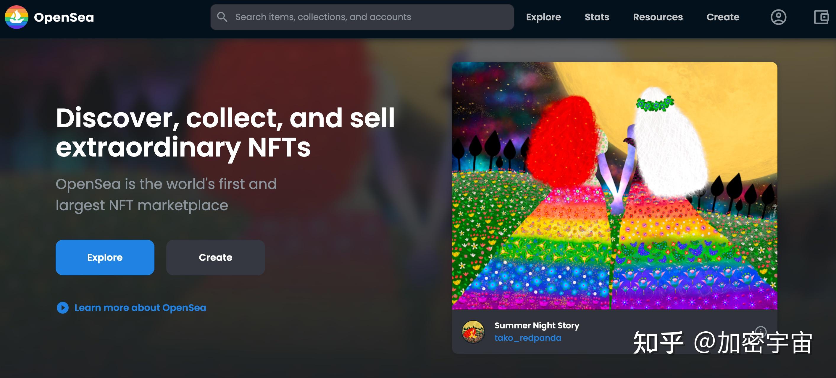 在Opensea创作的一条龙攻略 - 知乎