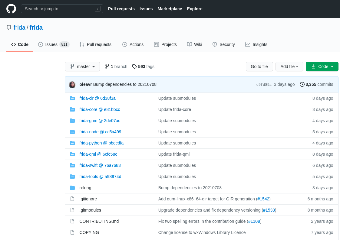 酷站推荐 - frida.re - Frida | instrumentation framework - 知乎