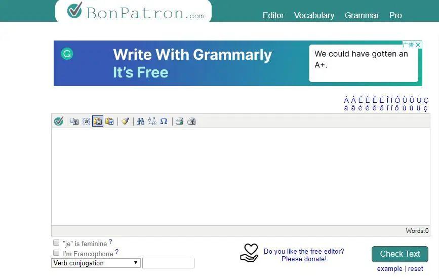 免费的法语拼写检查网站，让你的写作如有神助 - 知乎