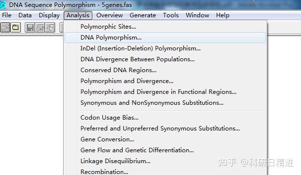 学会DnaSP，高效分析序列！ - 知乎