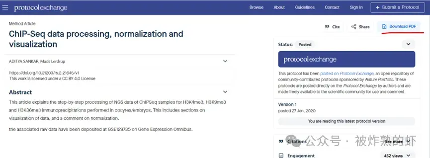 记录 9 种权威的实验protocol查询网站 - 知乎