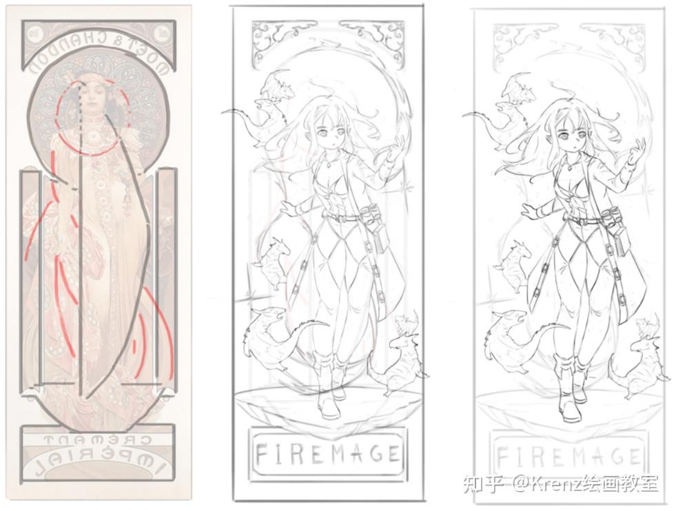 Krenz绘画教室【优秀作业心得】动态与构成-0104 - 知乎
