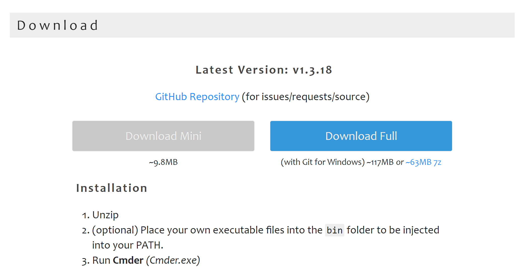 一款运行于windows上的linux命令神器-Cmder（已经爱不释手） - 知乎