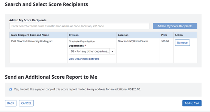 托福考试成绩单寄送全攻略_邮寄送分费用 - 知乎