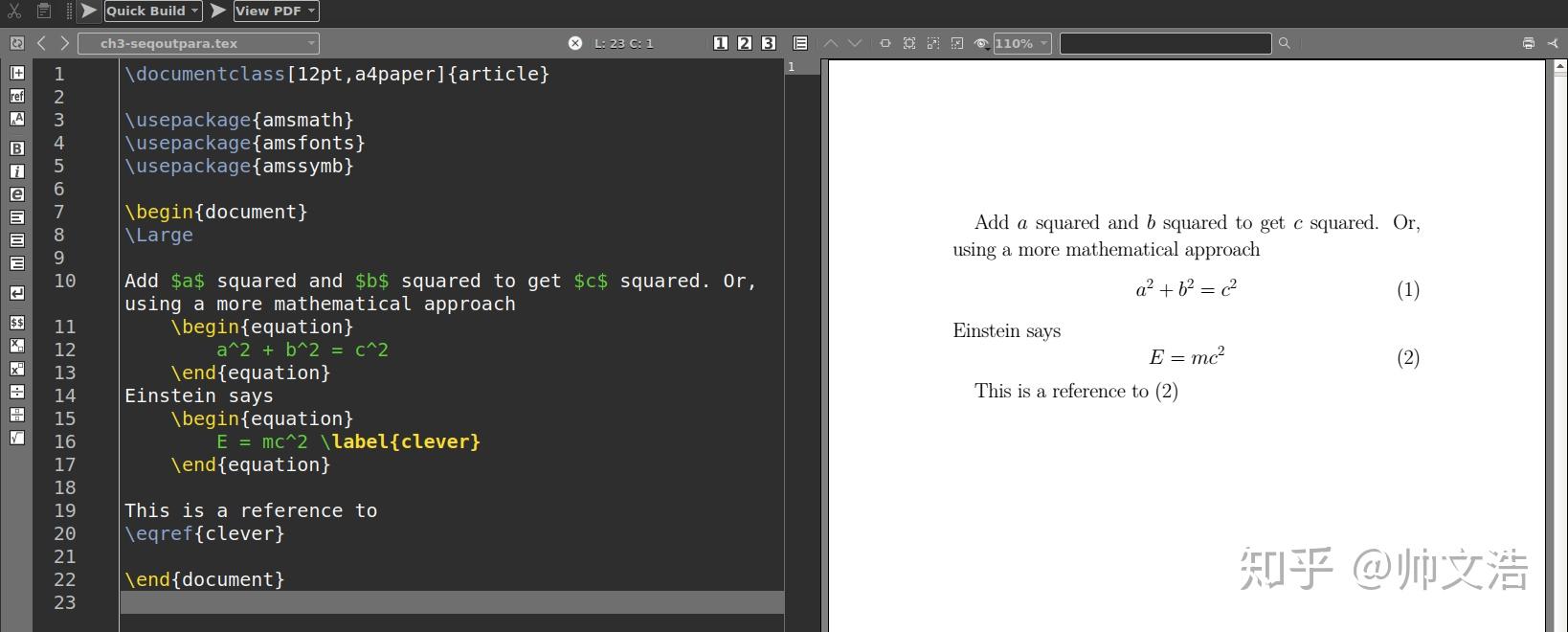【帅的】LaTeX基础学习笔记3 - 知乎