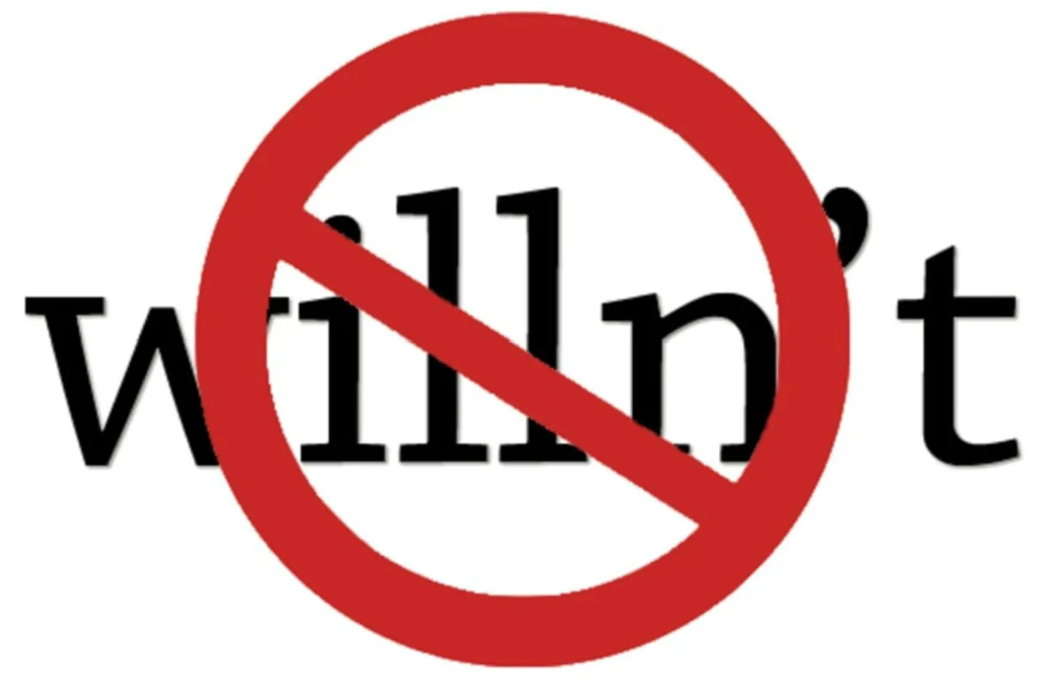 为什么will not的缩写不是willn't？ - 知乎