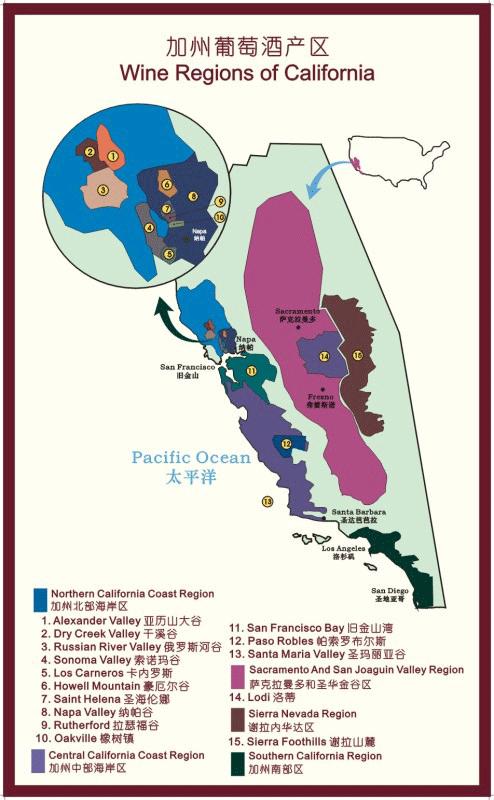 最全面的世界葡萄酒产区地图! 知乎