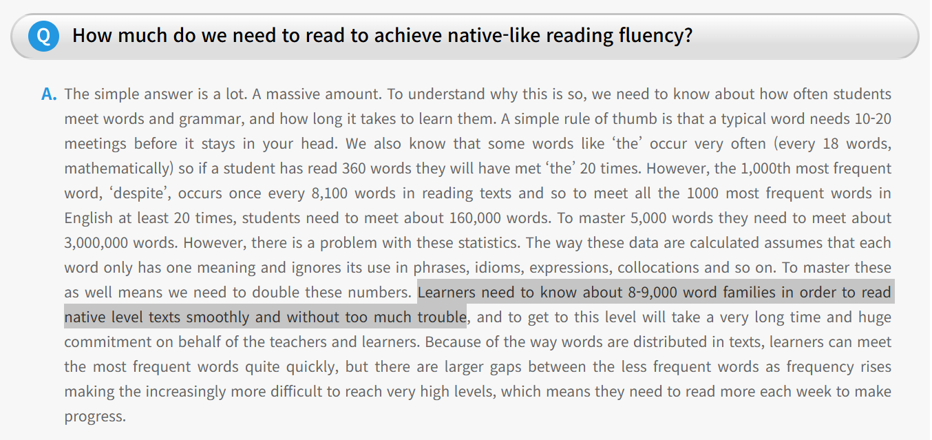 How to know your English vocabulary size? 如何知道你的英语词汇量？ - 知乎