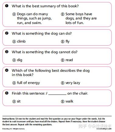 RAZ|教参+worksheet+quiz，阅读稳步升 - 知乎