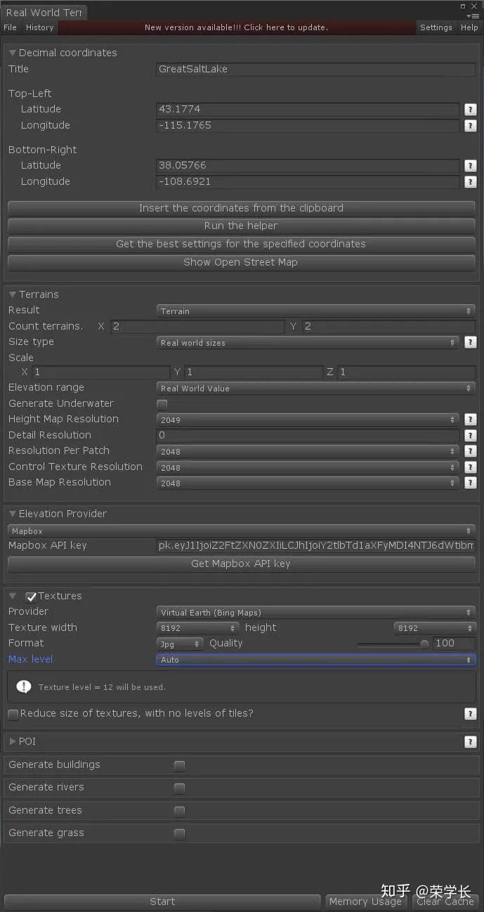 Unity中使用Real World Terrain插件下载Mapbox的地形数据创建真实地图场景 - 知乎