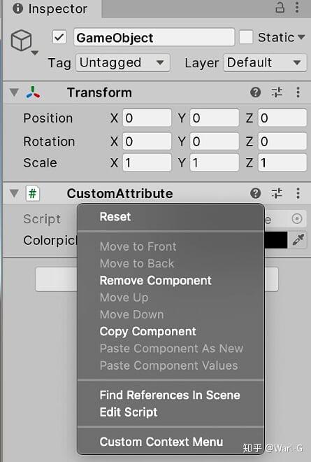 Unity手册—Attribute汇总说明 - 知乎